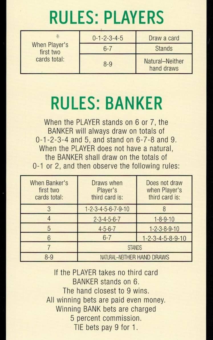 3rd Card Rule 3rd Card Rule